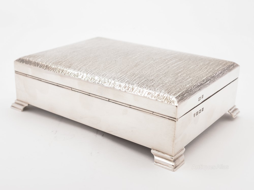Antiques Atlas - Vintage Silver Table Box, Birmingham 1971 as700a1047 ...