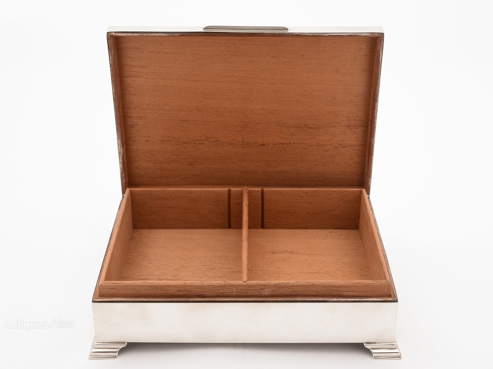 Antiques Atlas - Vintage Silver Table Box, Birmingham 1971 as700a1047 ...