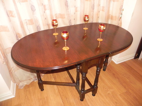 Vintage Harris Lebus Gate Leg Dining Table as144a980 / EdnN. - Antiques ...
