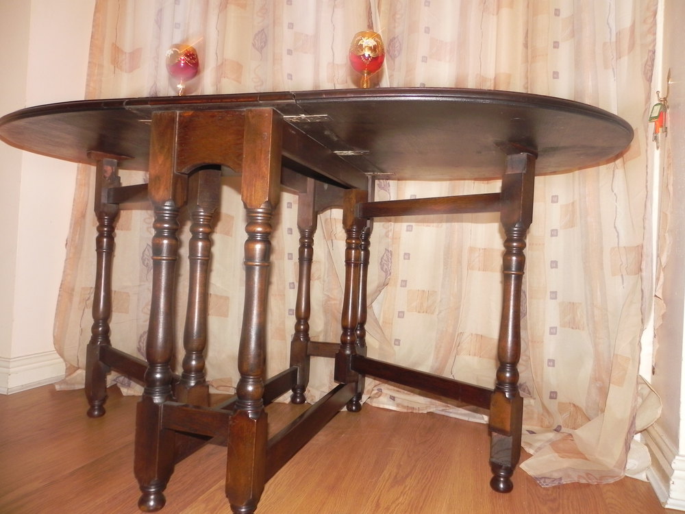 Vintage Harris Lebus Gate Leg Dining Table as144a980 / EdnN. - Antiques ...