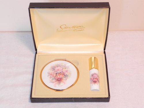 Antiques Atlas - Vintage Stratton Powder Compact & Perfume Atomiser