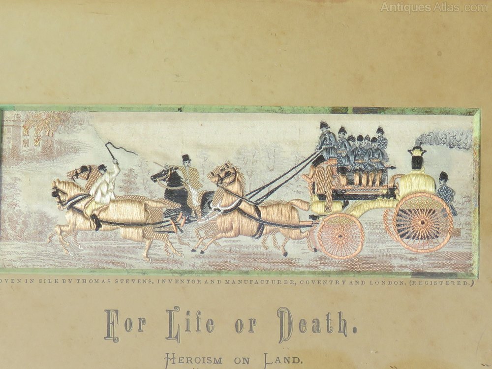 Antiques Atlas - 2 Rare Victorian Stevengraphs