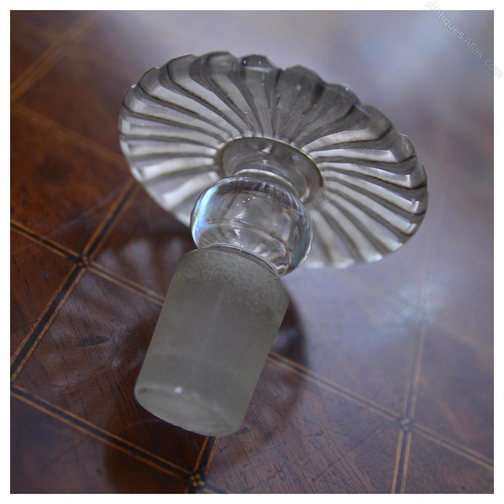 Antiques Atlas - A Regency Ring Neck Half Bottle Decanter