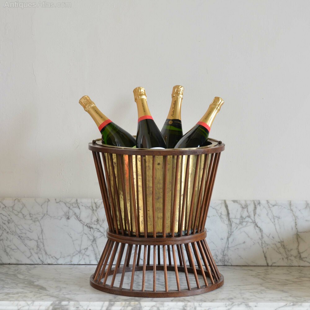 Antiques Atlas - Dutch Oak Tea Bucket, Or Champagne Bucket as965a1090 ...