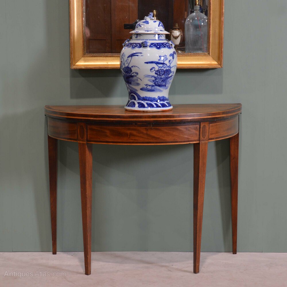 George III Mahogany Fold Over Tea Table as965a1049 / LB15458 - Antiques ...