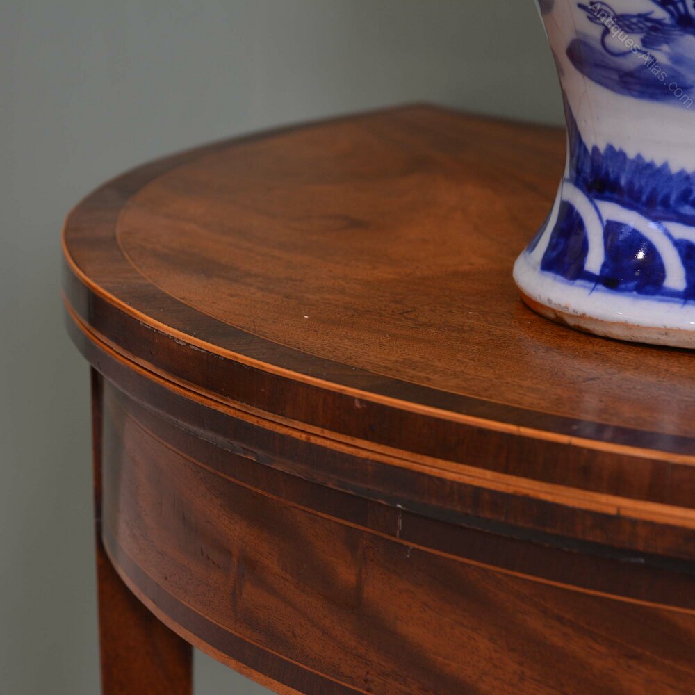 George III Mahogany Fold Over Tea Table as965a1049 / LB15458 - Antiques ...