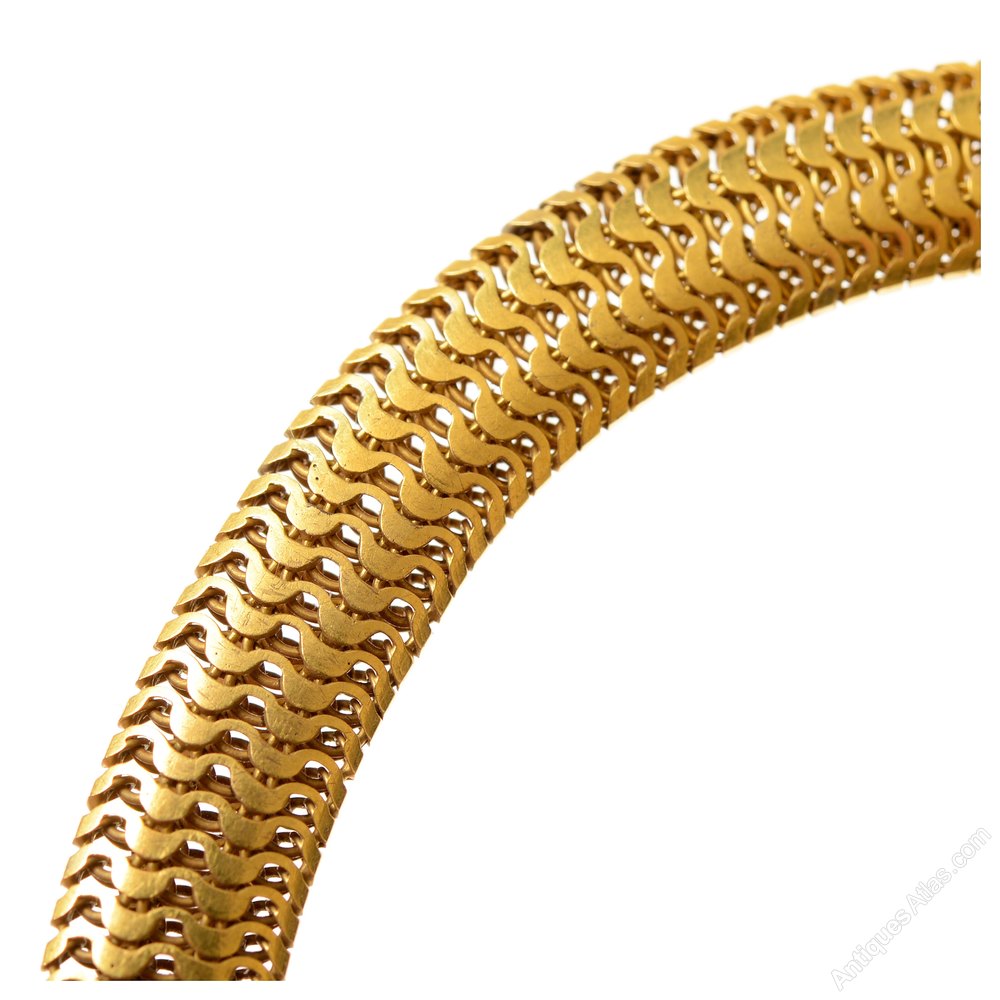 Antiques Atlas - Regency Gold Collar With Pendant Attachment