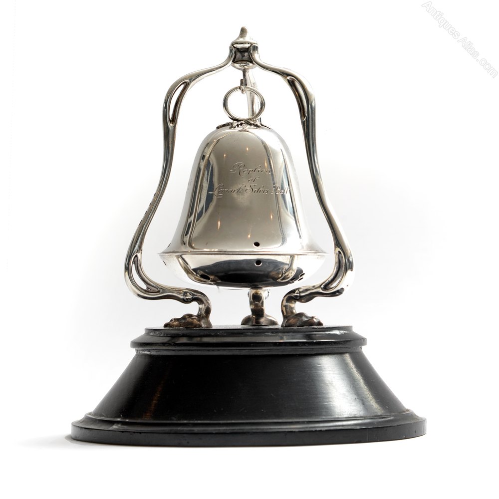 Antiques Atlas - Silver Replica Of The Lanark Bell, Racing Trophy