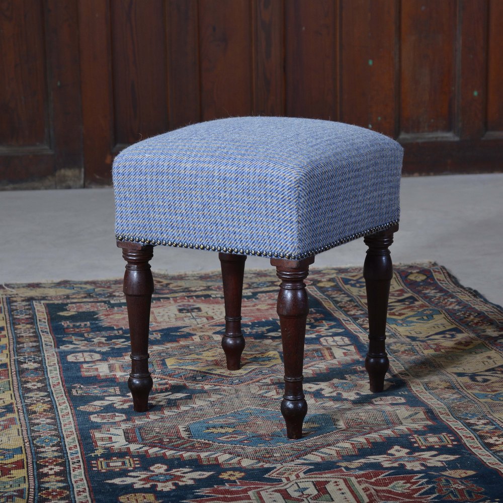 Small Square Footstool - Antiques Atlas