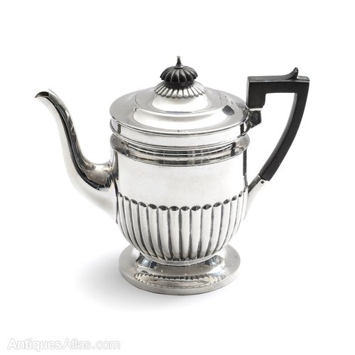 Antiques Atlas - Victorian Silver Hot Water Pot