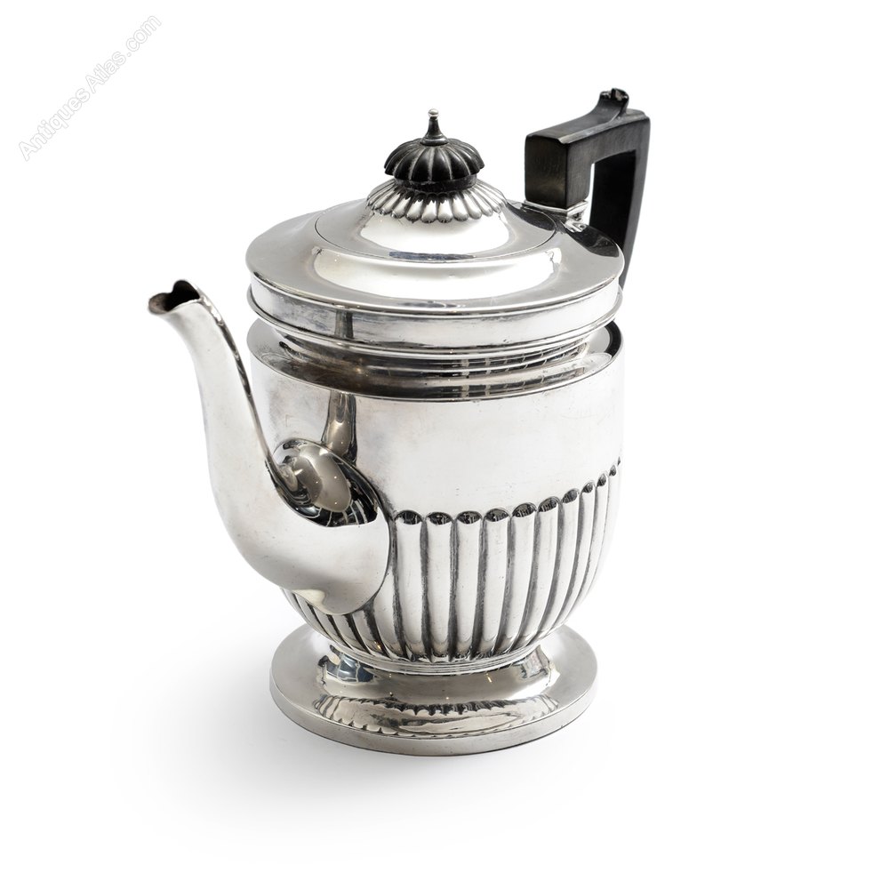 Antiques Atlas - Victorian Silver Hot Water Pot