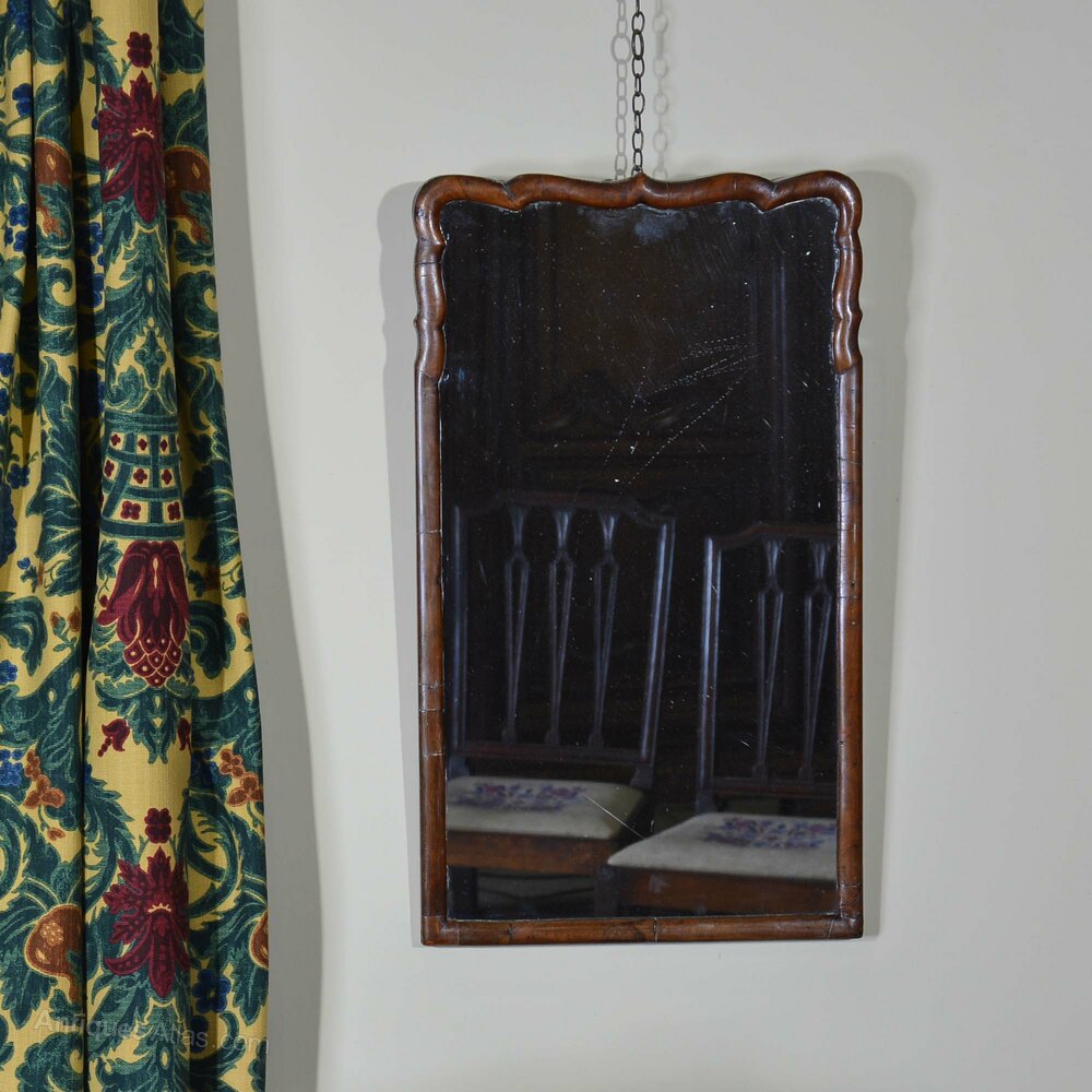 Antiques Atlas - Walnut Queen Anne Mirror