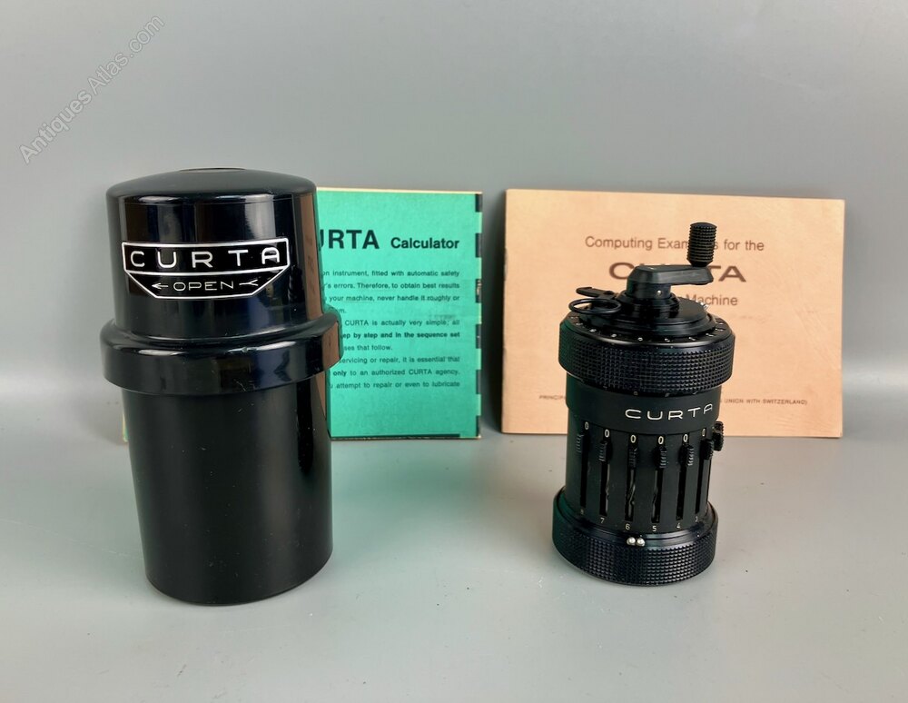 Antiques Atlas - Curta Type I Calculating Machine Math Grenade ...