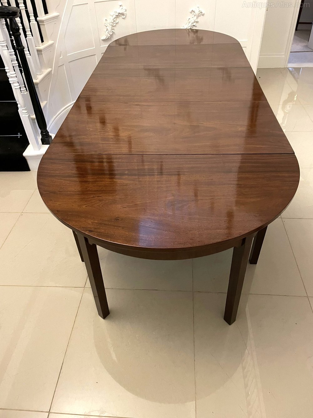 Antique Figured Mahogany Metamorphic Dining Table - Antiques Atlas