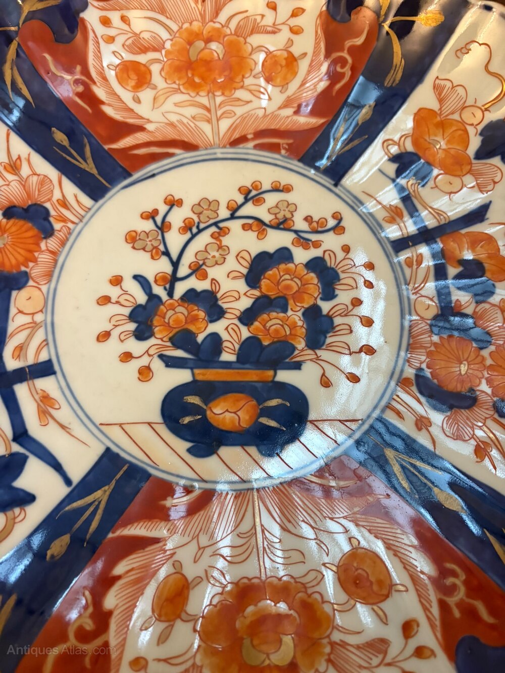 Antiques Atlas - Antique Pair Japanese Imari Porcelain Plates ...