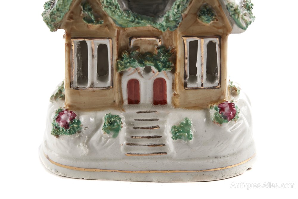 Antiques Atlas - Antique Staffordshire Miniature Cottage