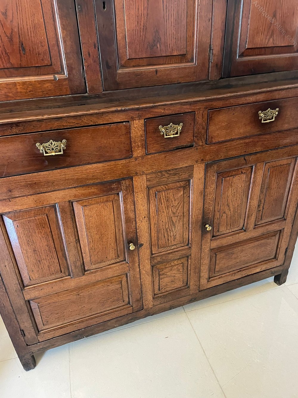 Antique Welsh Quality Oak Deuddarn Cupboard as1055a2566 / 1501 ...