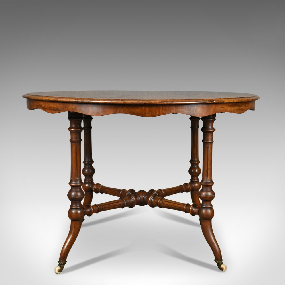 Antique Centre Table, English, Victorian, Circular - Antiques Atlas