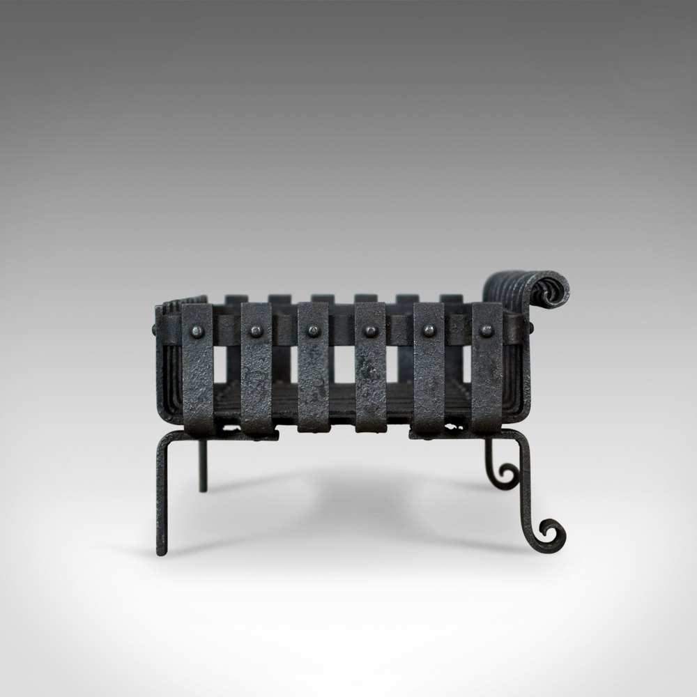 Antiques Atlas - Antique Fire Basket, Victorian Fireplace Grate ...