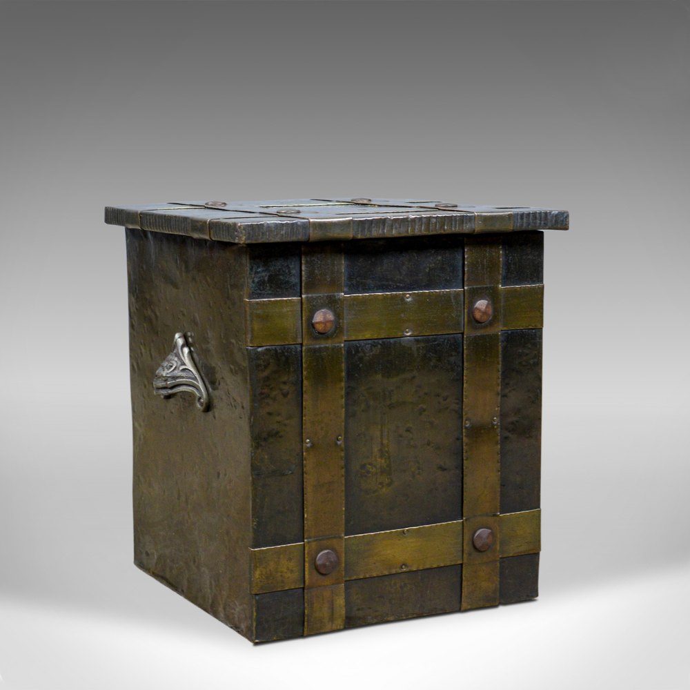 Antiques Atlas - Antique Log Bin, Edwardian, Fireside Box