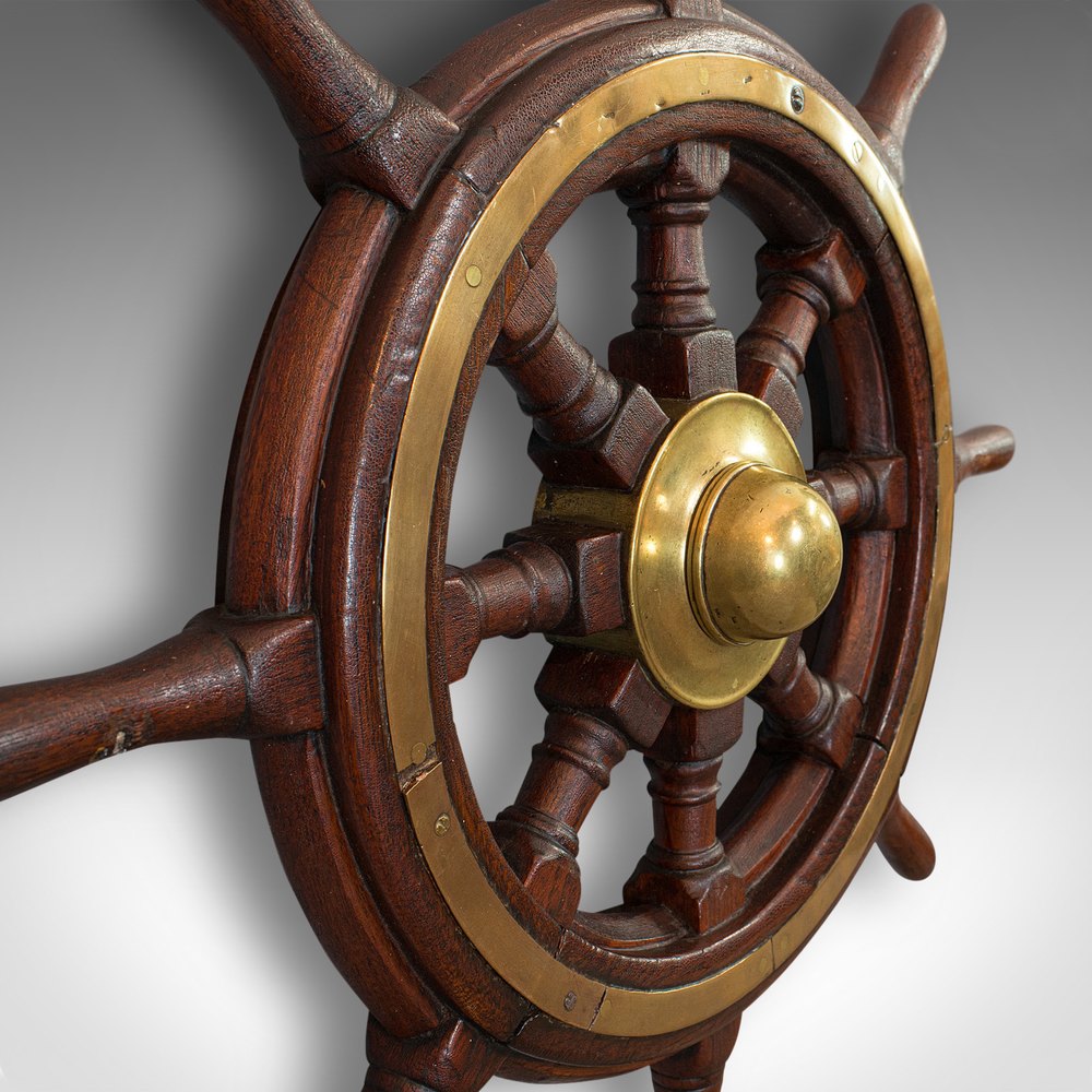 Antiques Atlas Antique Original Ship s Wheel English Oak Antiques Atlas Antique Original Ship s Wheel English Oak