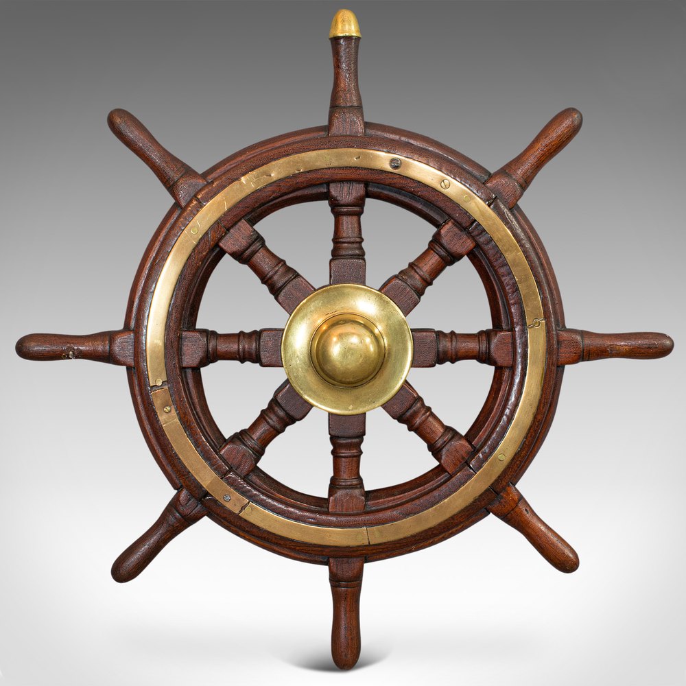 Antiques Atlas Antique Original Ship s Wheel English Oak Antiques Atlas Antique Original Ship s Wheel English Oak