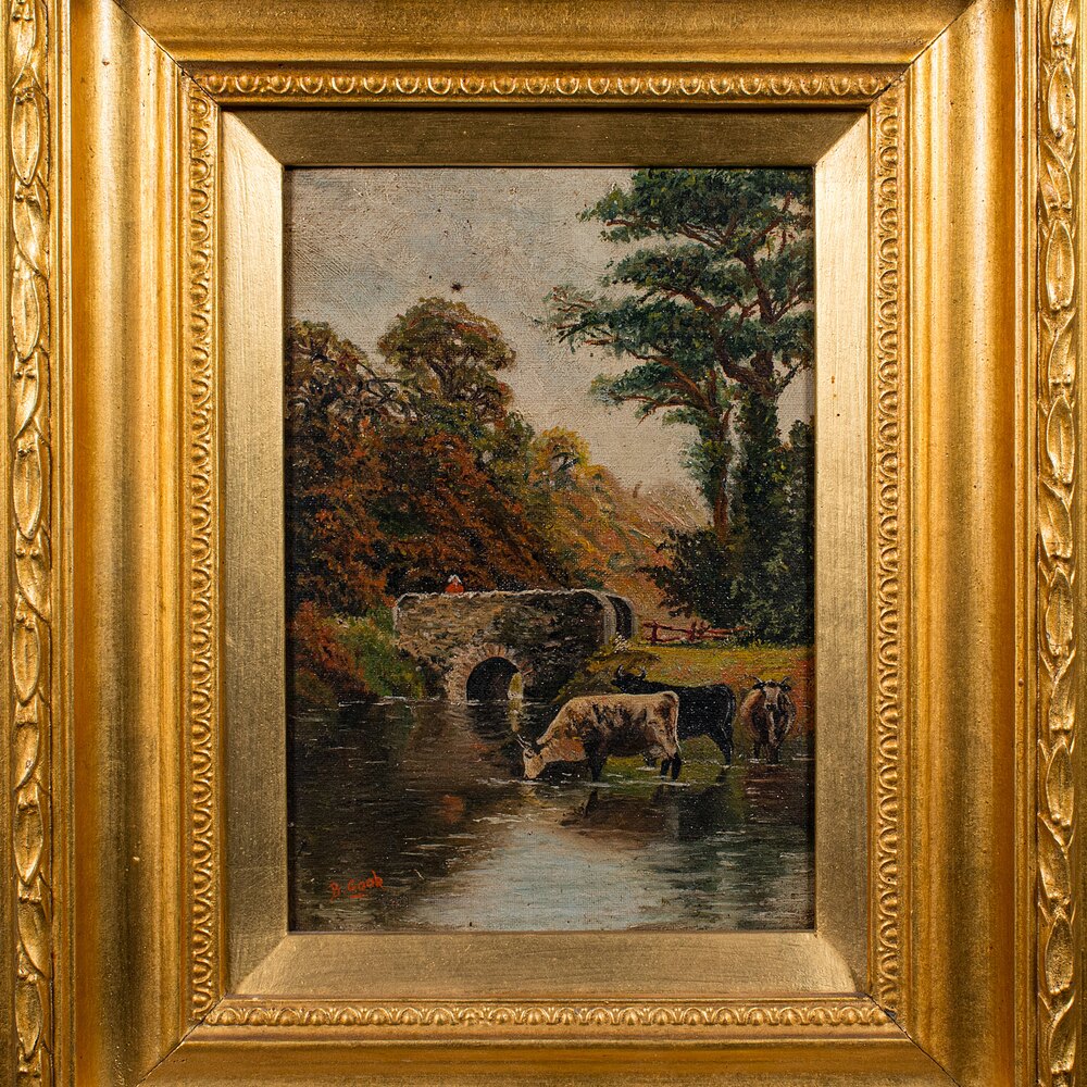 Antiques Atlas - Antique River Landscape Painting, English School ...