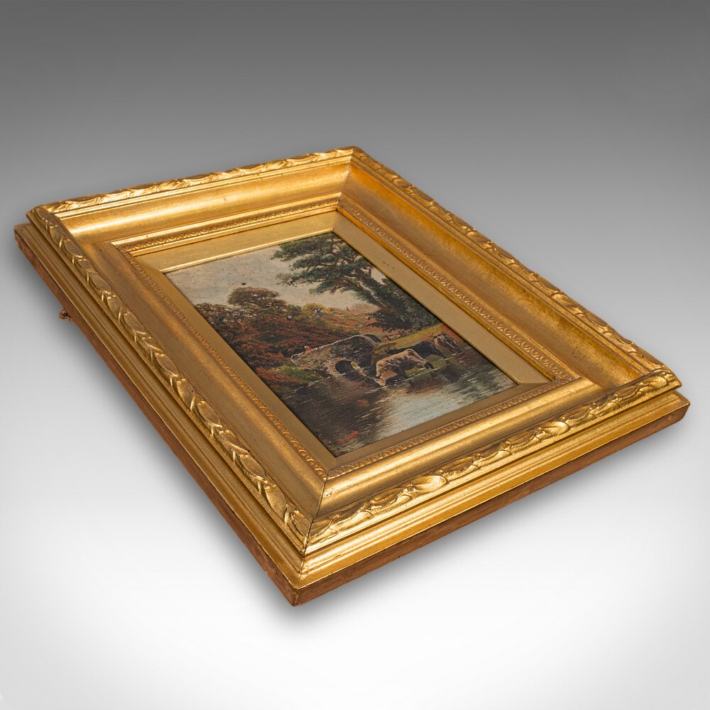 Antiques Atlas - Antique River Landscape Painting, English School ...