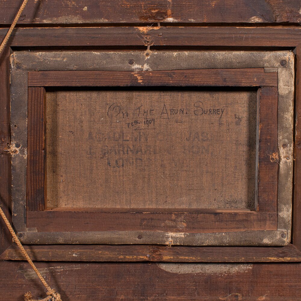 Antiques Atlas - Antique River Landscape Painting, English School ...