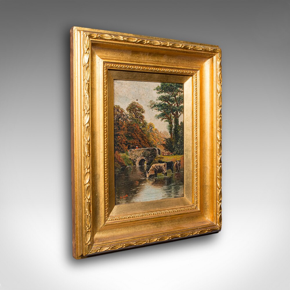 Antiques Atlas - Antique River Landscape Painting, English School ...