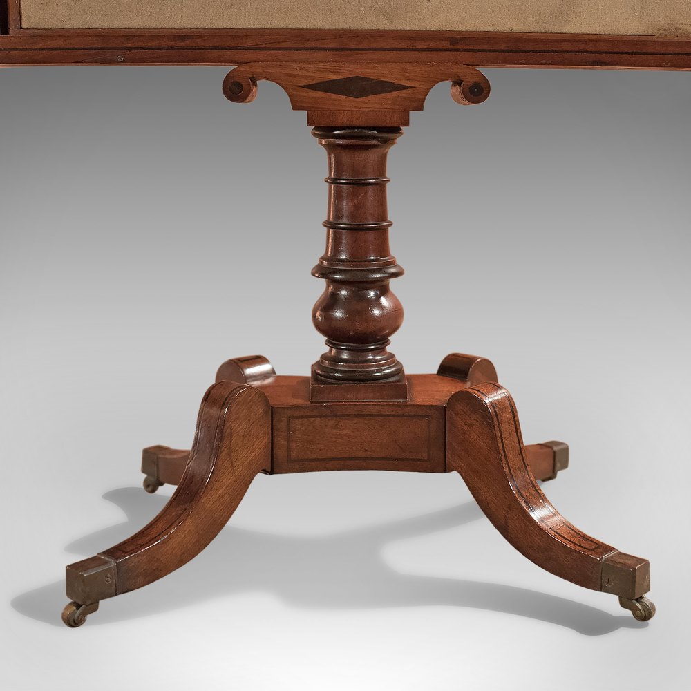 Antique Tapestry Display Stand, Regency Mahogany as272a2282 / A1554 ...