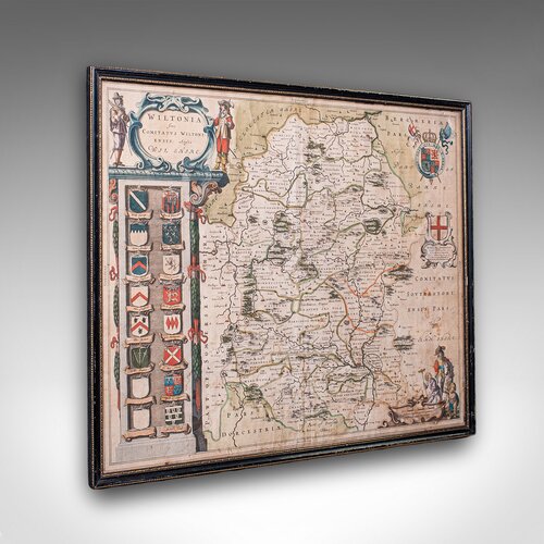 Antiques Atlas - Antique Wiltshire County Map, Dutch, Cartography ...