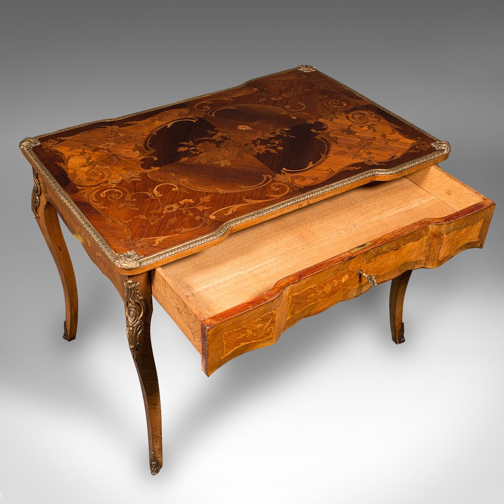 Antique Writing Desk, French, Centre Table - Antiques Atlas