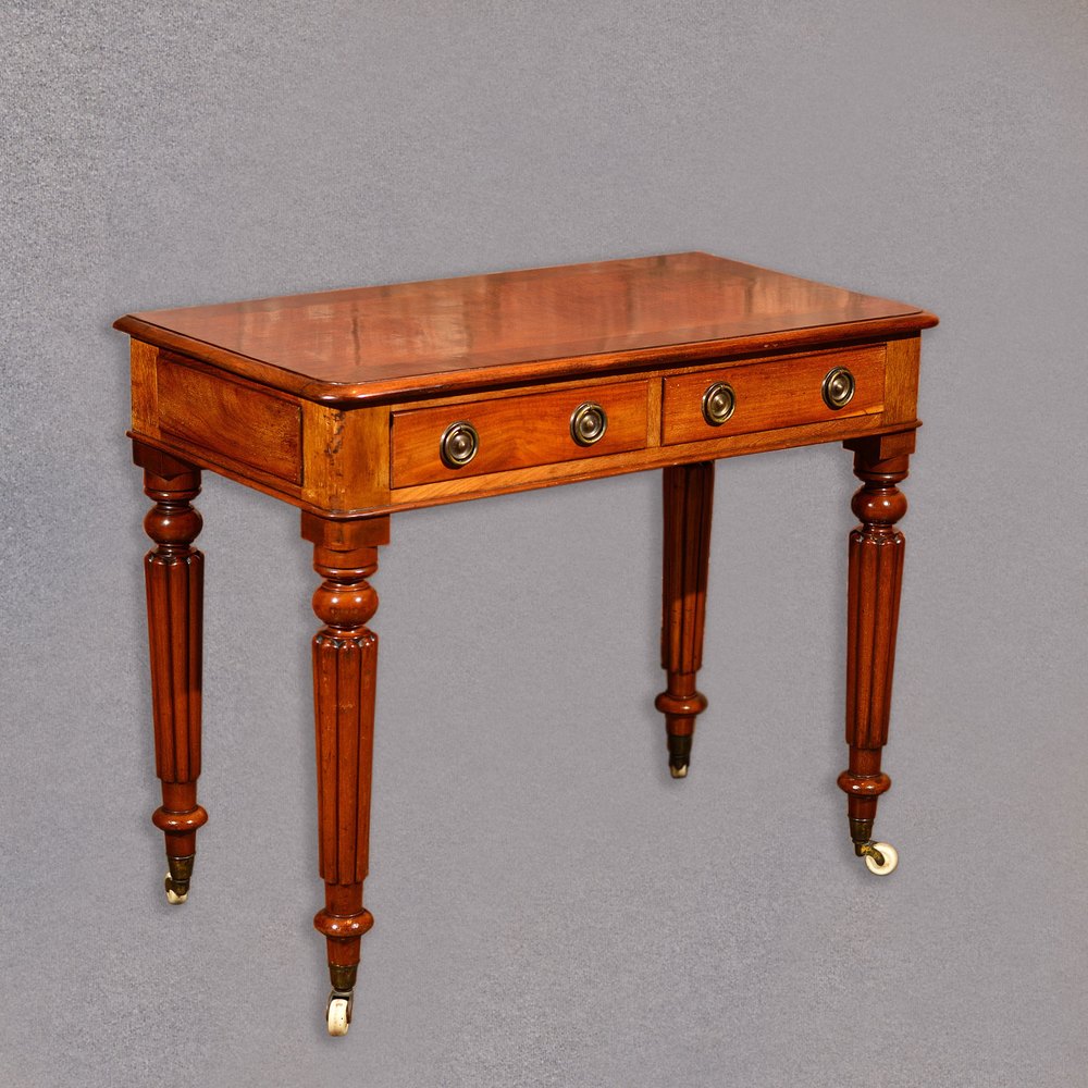 Antique Writing Table Regency Mahogany Desk Antiques Atlas