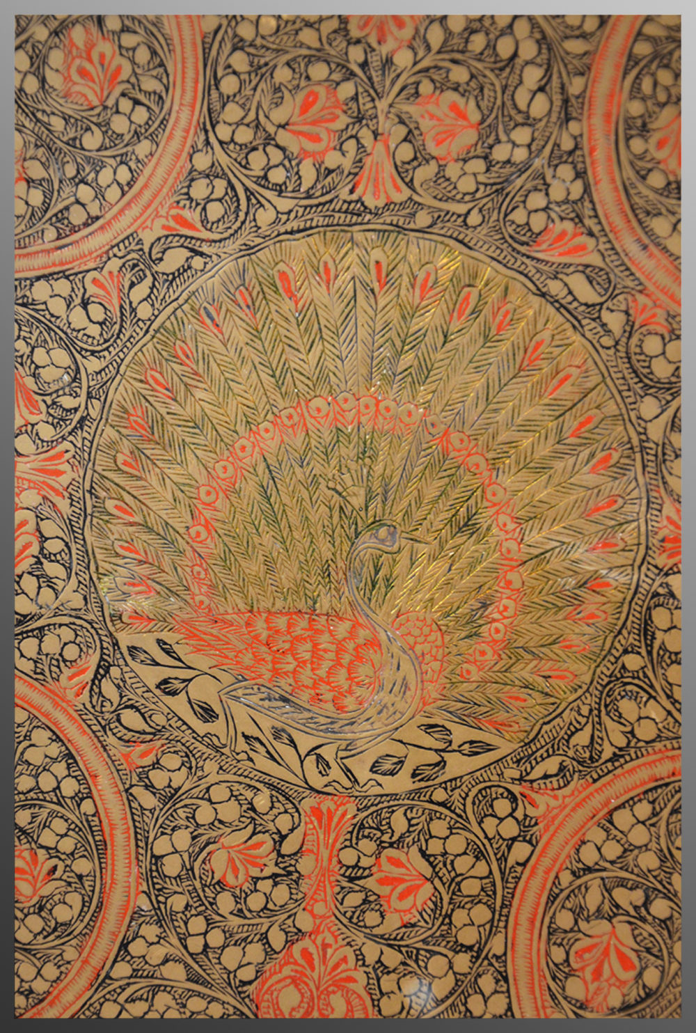 Berber Benares Brass Tray Serving Lamp Table - Antiques Atlas