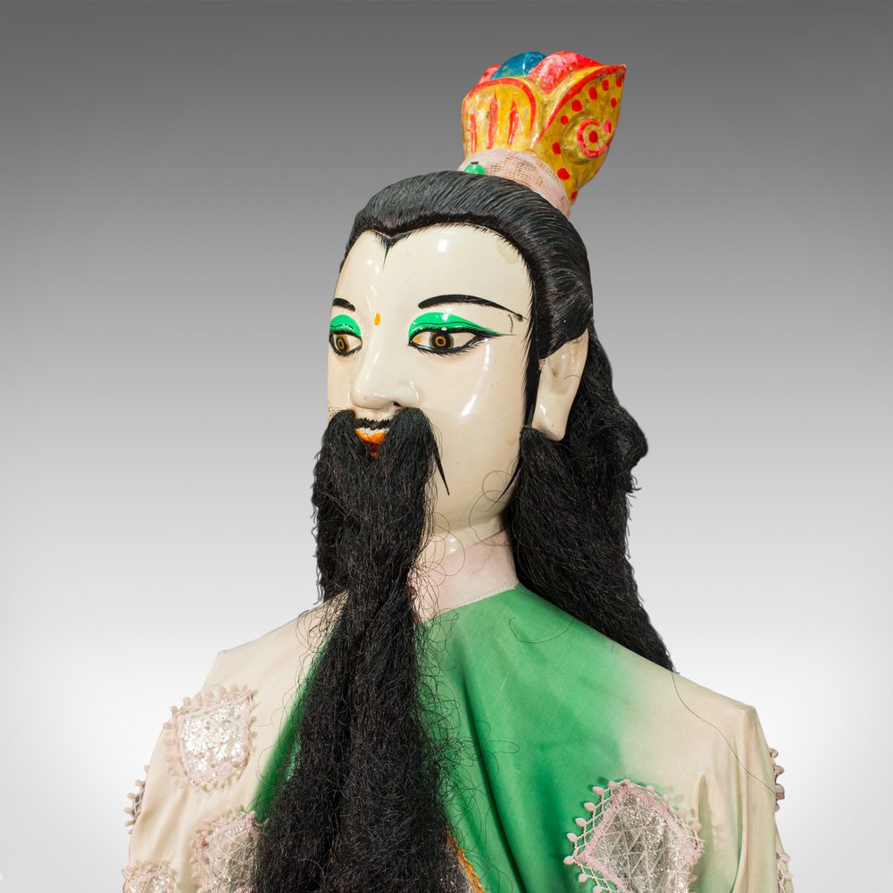 Antiques Atlas - Large Pair Of Vintage Opera Puppets, Oriental ...