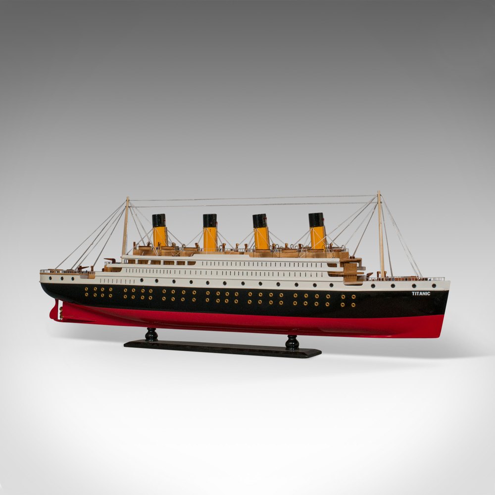 Antiques Atlas - Large Vintage Model Titanic, English, Collectible