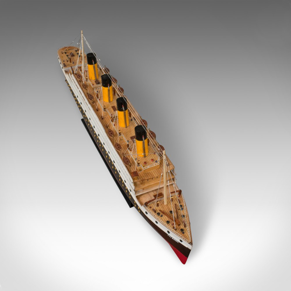 Antiques Atlas - Large Vintage Model Titanic, English, Collectible
