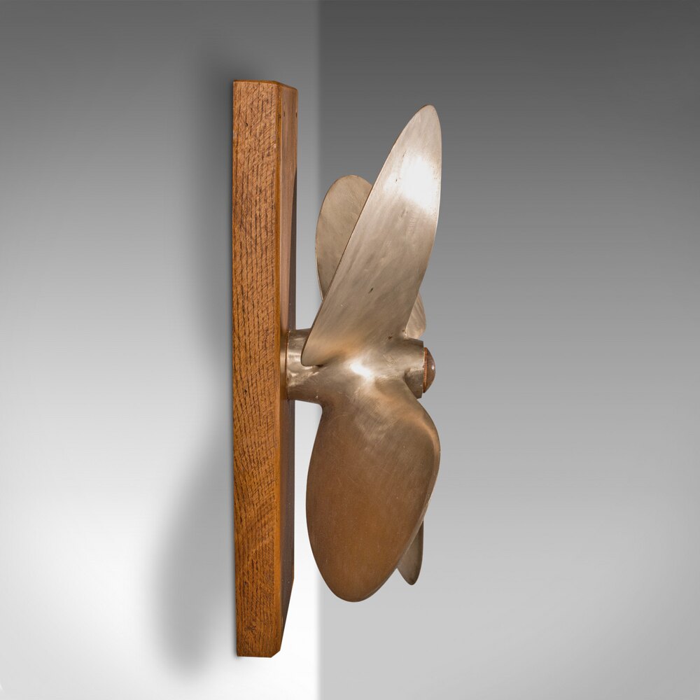 Antiques Atlas - Large Vintage Ship Propeller Display, English ...