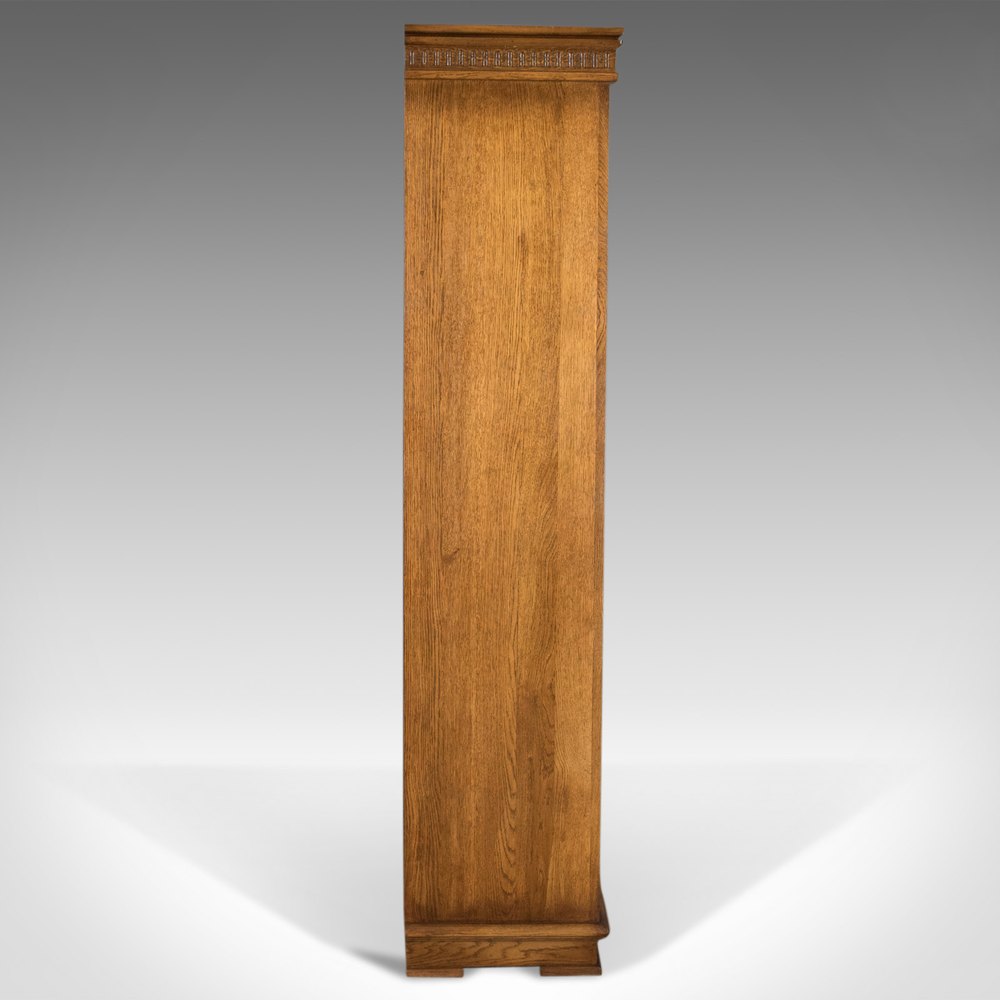 Mid-Sized, Tall, Open Bookcase, Oak, Gothic - Antiques Atlas