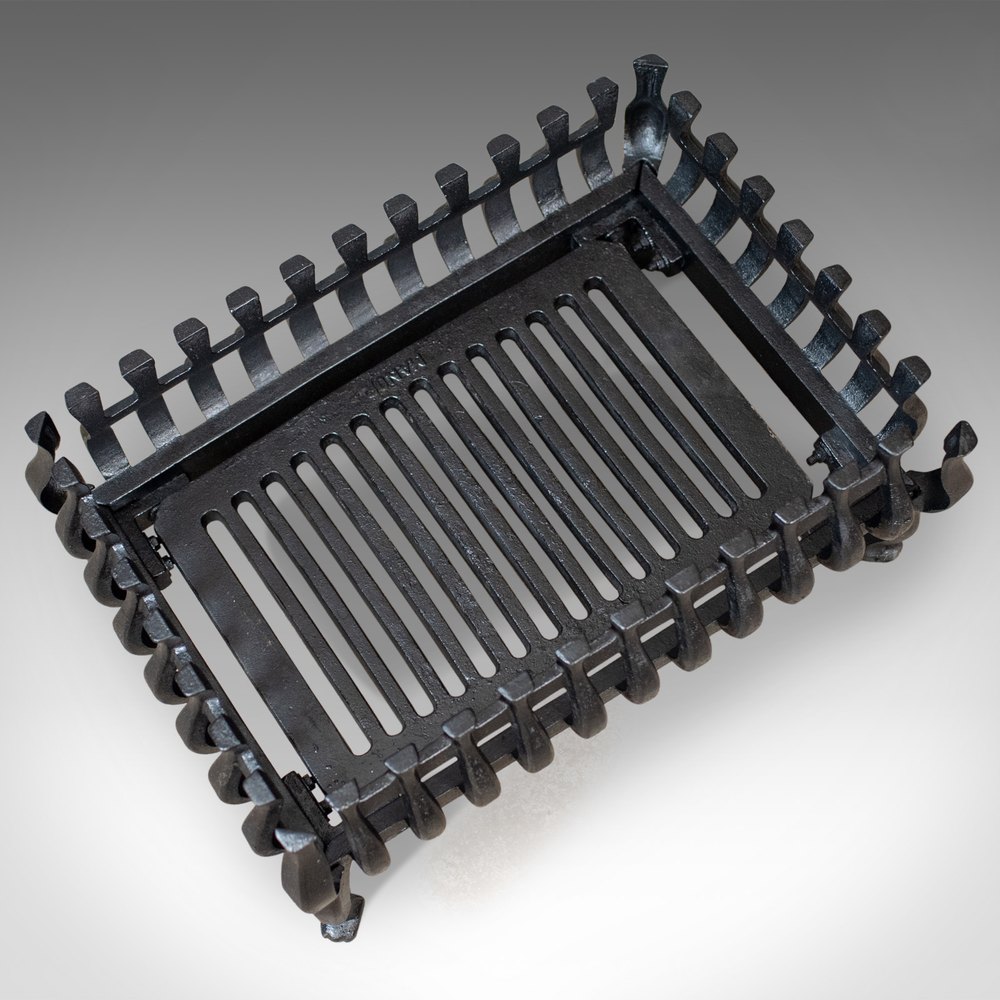 Antiques Atlas - Mid-Sized Vintage Fire Basket, Iron, 20th Century