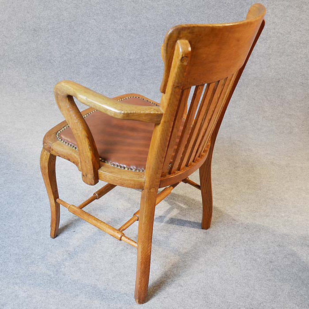 Office Study Chair Vintage Antique Desk Armchair as272a663 / 1834 ...