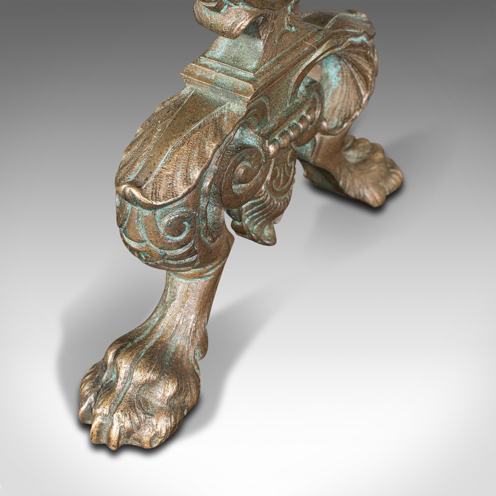 Antiques Atlas - Pair Of Antique Decorative Fire Dogs, English