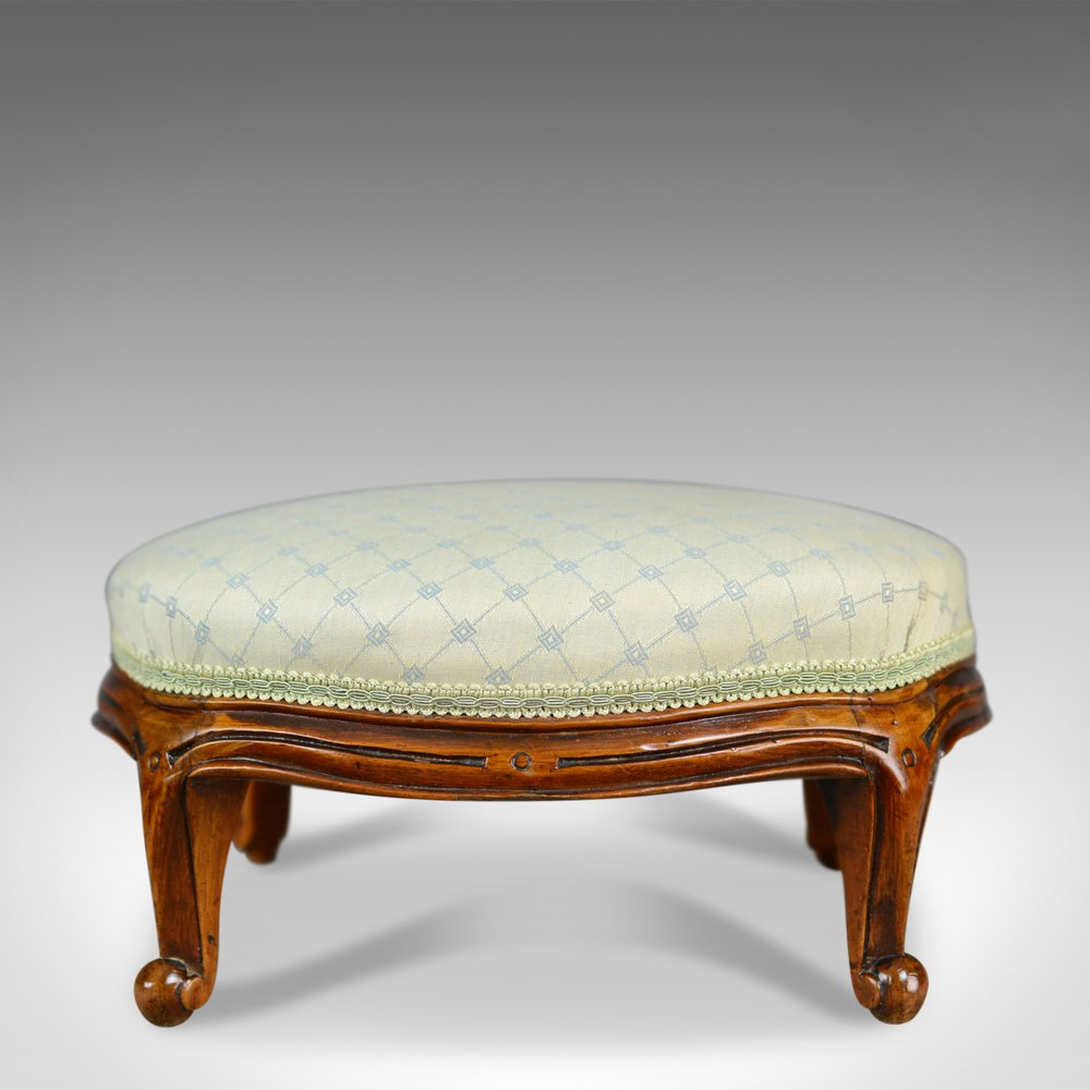 Pair Of Antique Foot Stools, English, Victorian, C - Antiques Atlas