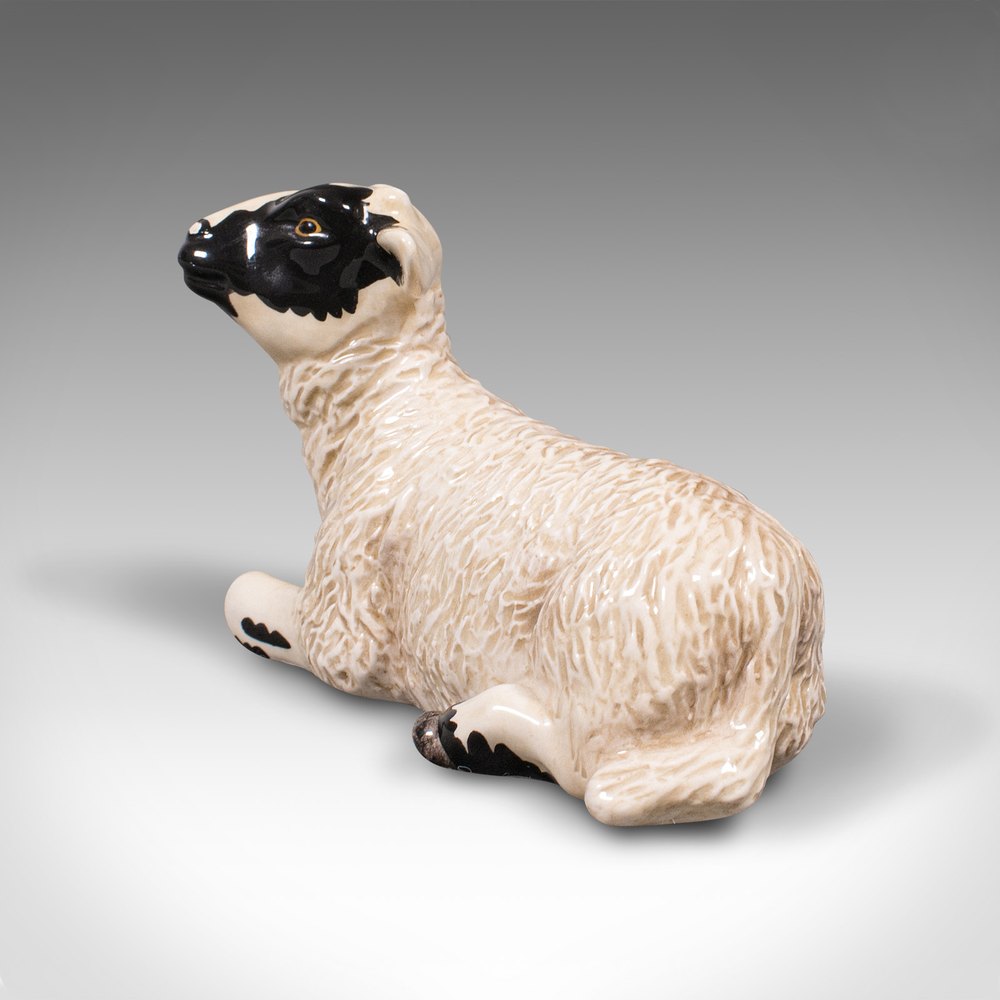 Antiques Atlas - Small Vintage Decorative Lamb, English, Ceramic