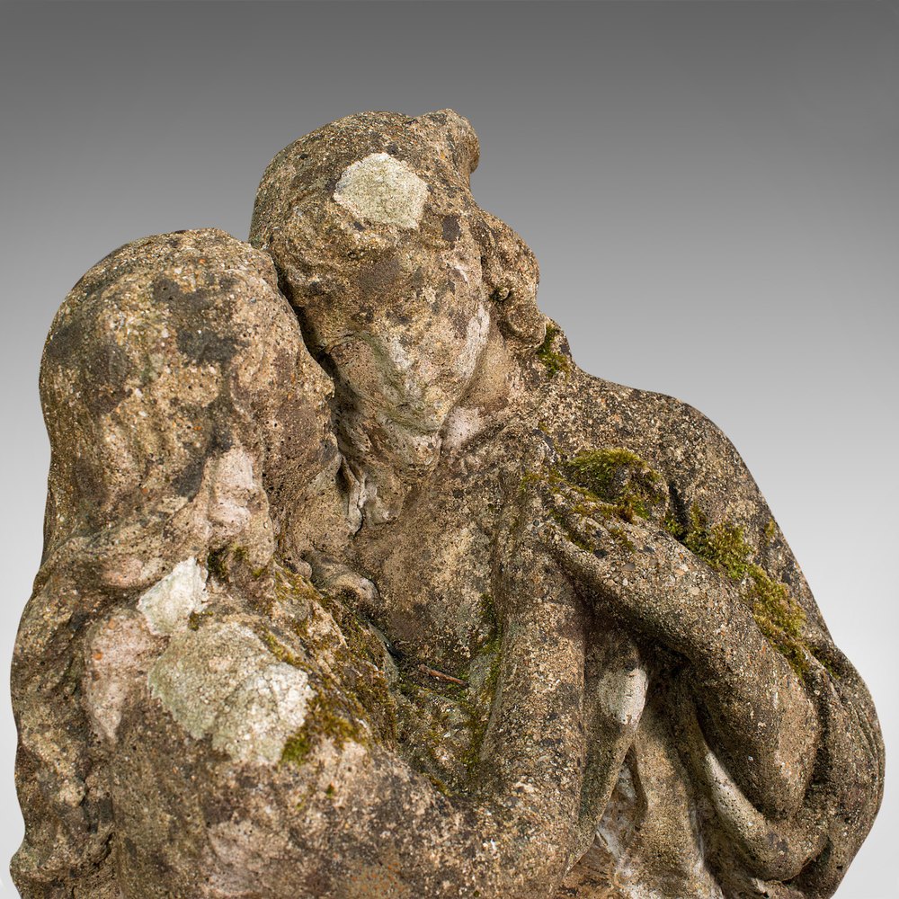 Antiques Atlas - Tall Vintage Statue, English, Reconstituted Stone