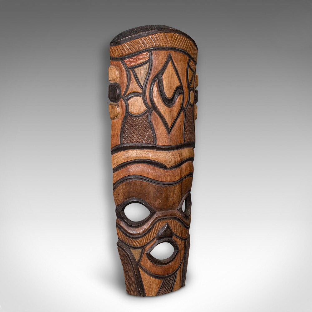 Antiques Atlas - Tall Vintage Tribal Mask, Central African as272a7974 ...
