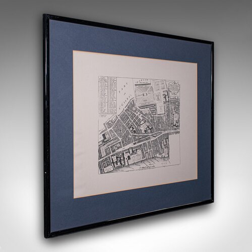 Antiques Atlas - Vintage 18th Century Street Map, London, C.1980 ...