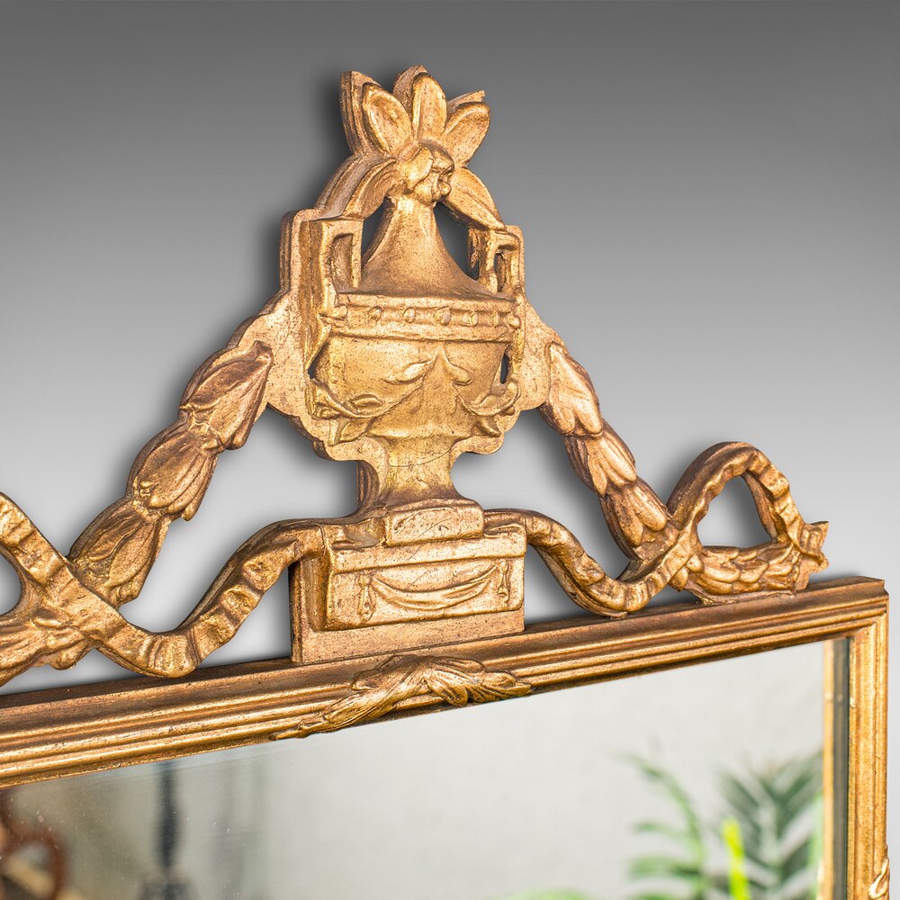 Antiques Atlas - Vintage Cafe Mirror, French, Giltwood, Hall