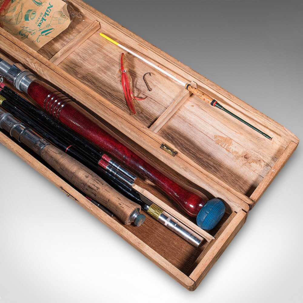 Antiques Atlas - Vintage Cased Fishing Rod Set, Japanese, Cased ...